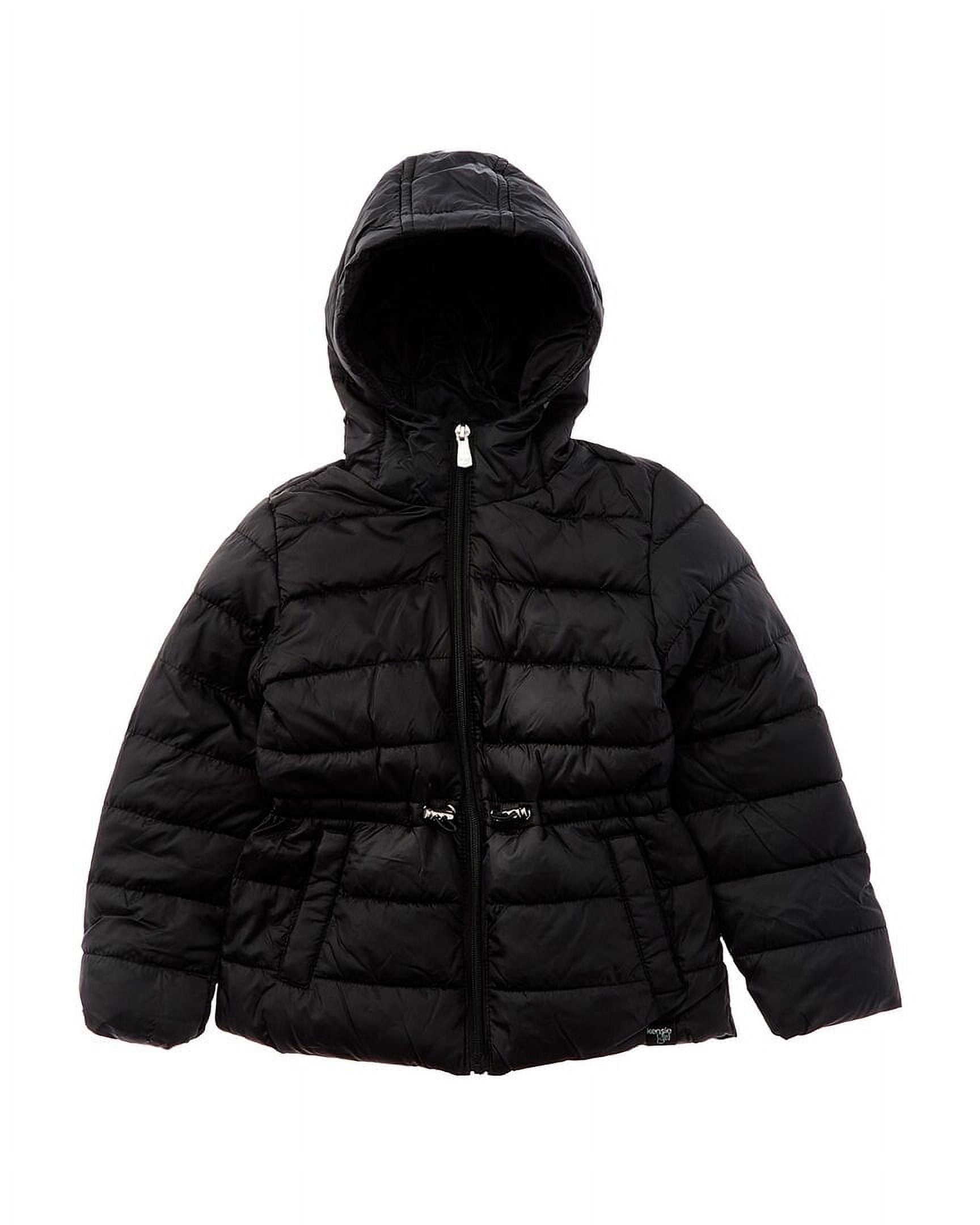 Kensie girls Packable Puffer Jacket, 4, Black - Walmart.com