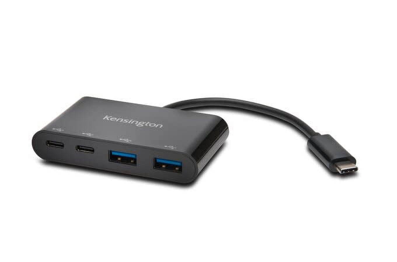 Kensington CH1000 USB-C 4-Port Hub, Black: Electronics - Walmart.com