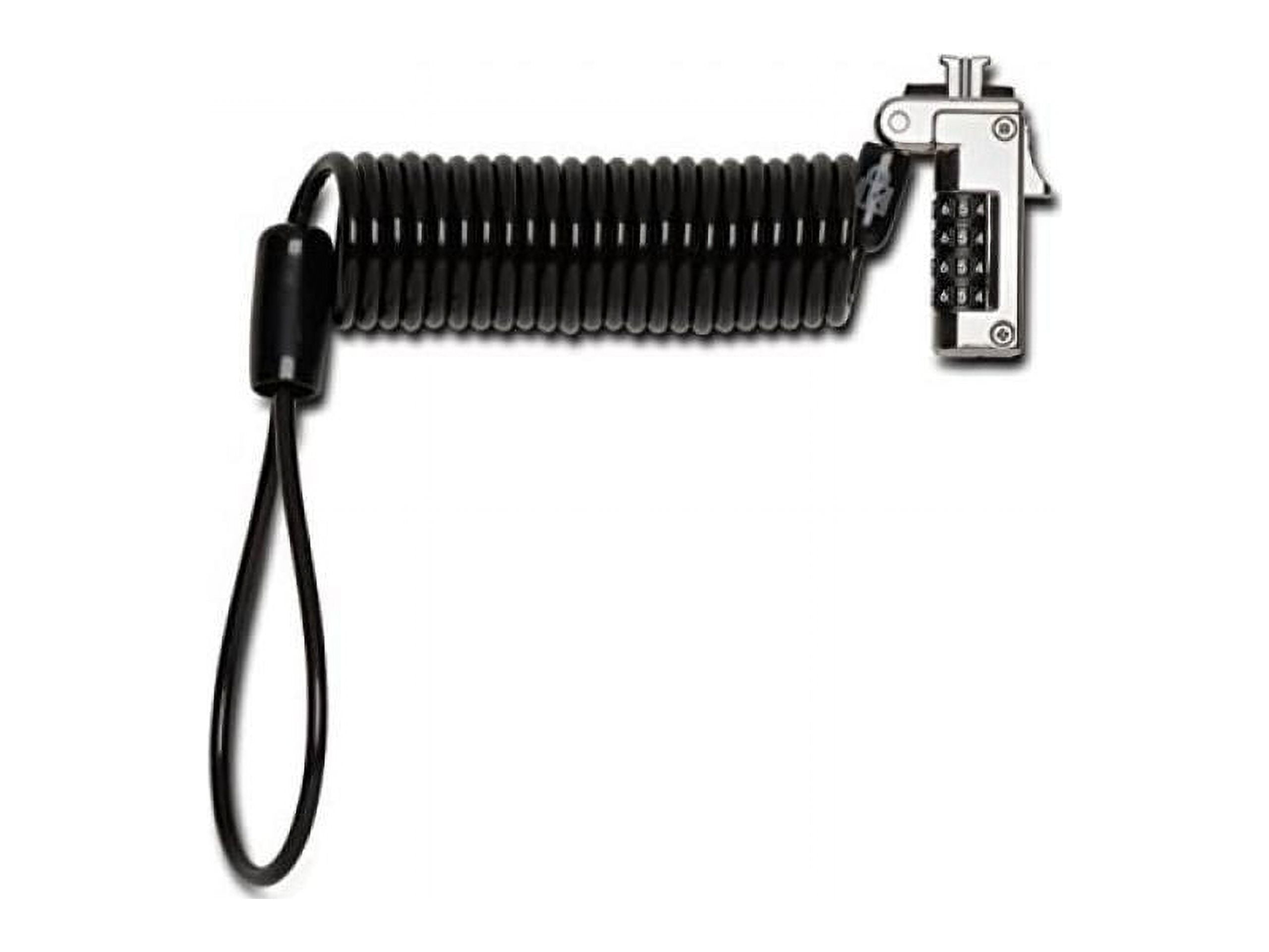 Kensington Cable Lock - Resettable - 4-digit - Plastic, Carbon Steel ...