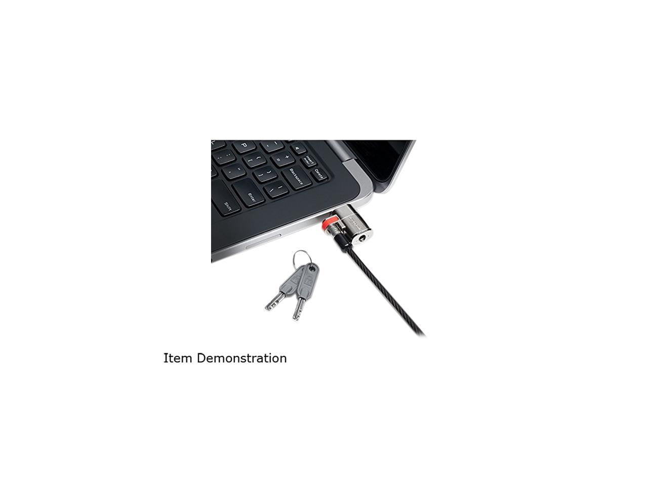 Kensington ClickSafe Keyed Laptop Lock for Wedge-Shaped Lock Slot ...