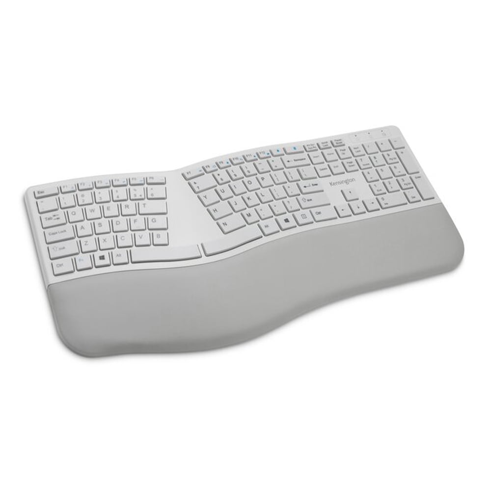 Kensington Pro Fit Ergo Wireless Keyboard-Gray - Wireless Connectivity ...