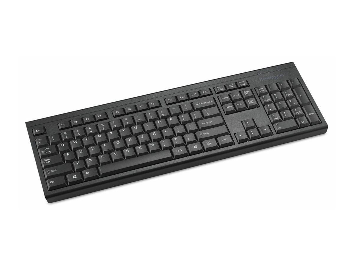 Kensington KB150 EQ Wireless Keyboard - Wireless Connectivity - RF - 2. ...