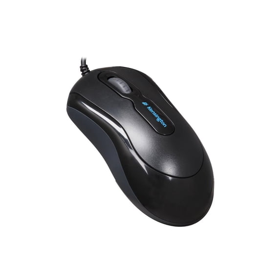 KENSINGTON USB Wired Optical Mouse, Black, 3 Buttons, Scroll Wheel ...