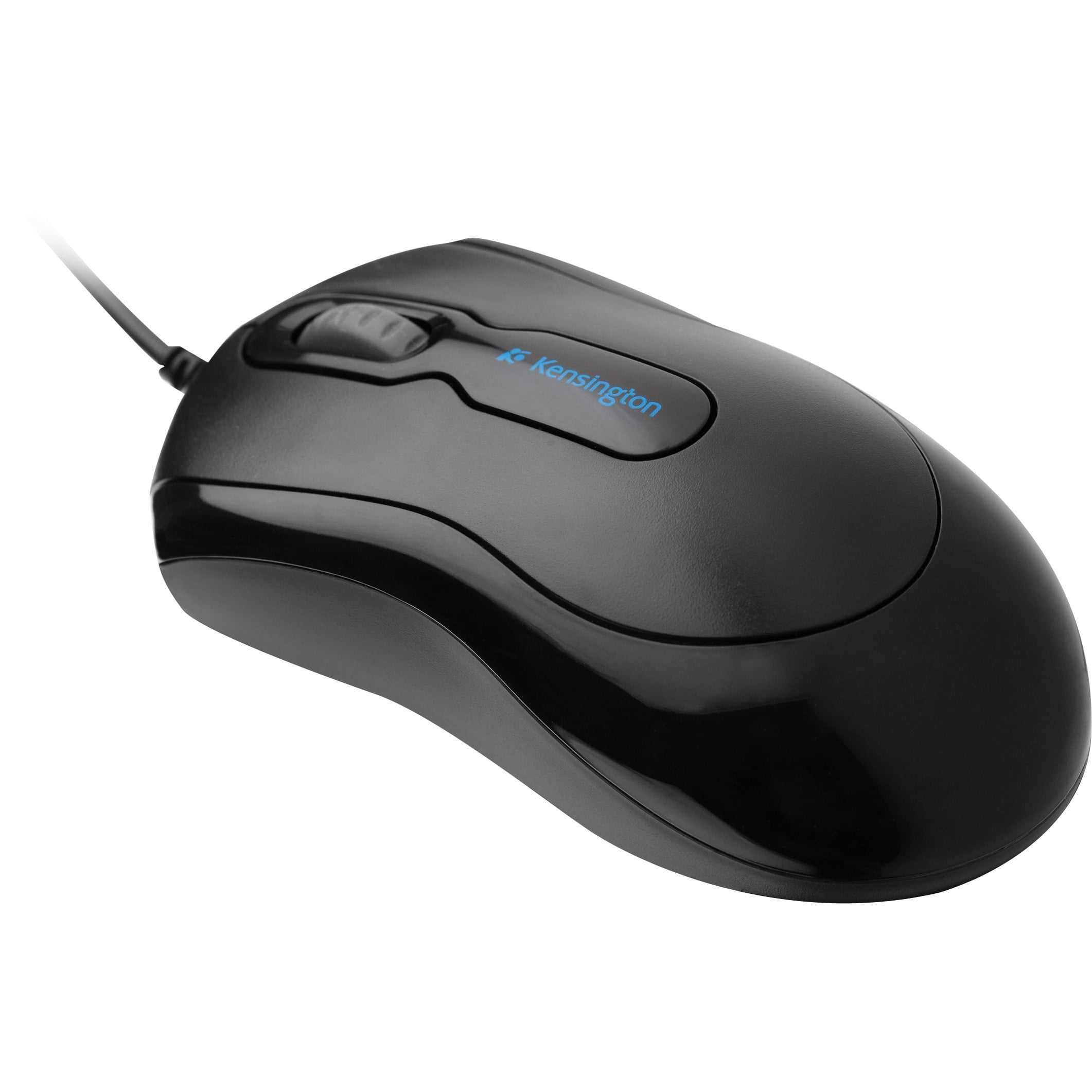 KENSINGTON USB Wired Optical Mouse, Black, 3 Buttons, Scroll Wheel ...