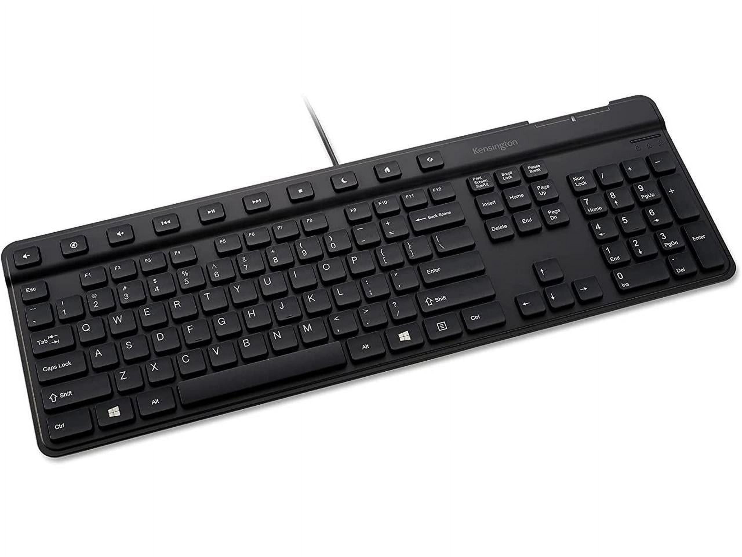 Kensington Simple Solutions Wired Keyboard with Smart Card Reader ...