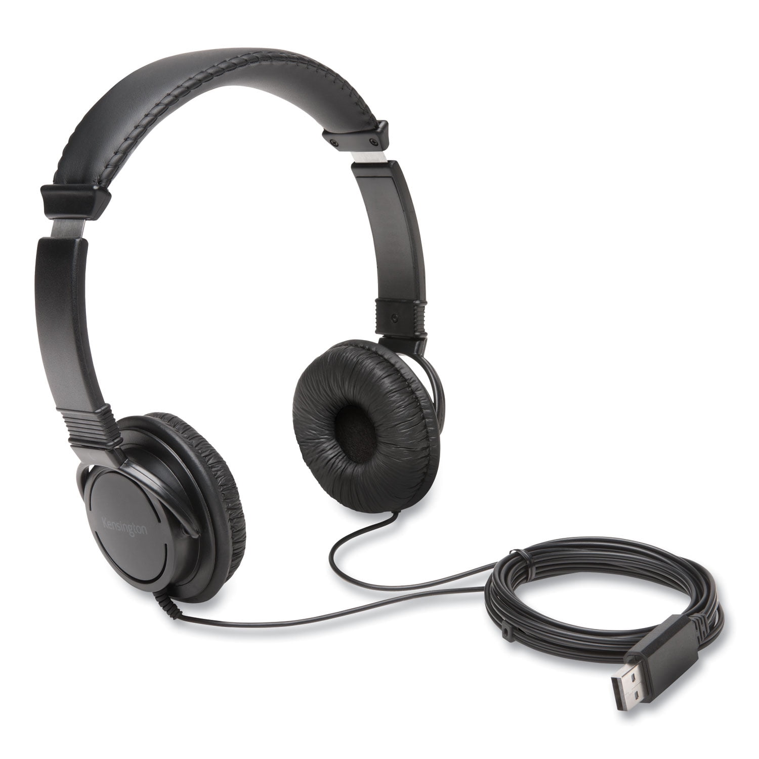 Kensington, USB Hi-Fi Headphones, 40mm Drivers, Black - Walmart.com