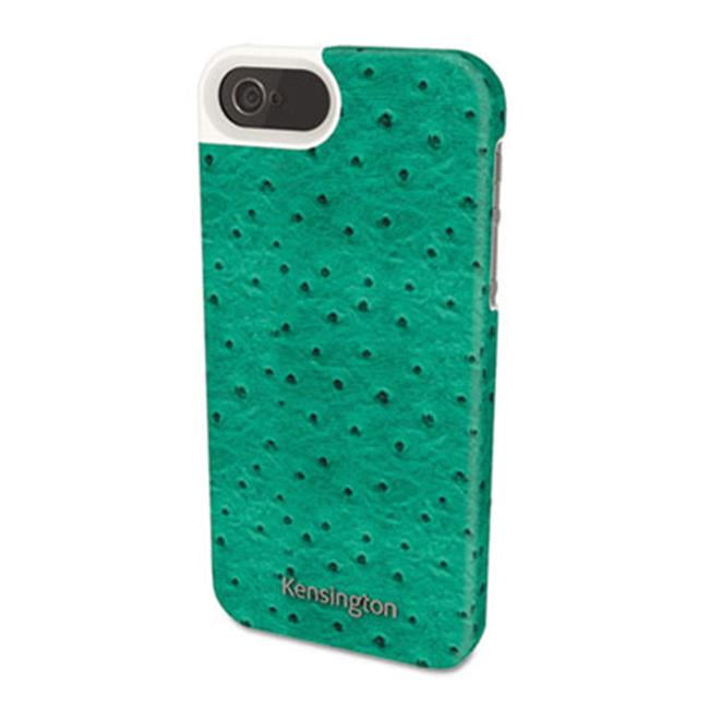 Kensington 39626 Vesto Textured Leather Case- for iPhone 5- Teal ...