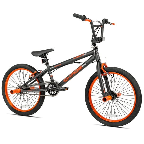 Kent 20" Chaos Boy's Bike, Matte Gray/Orange - Walmart Business Supplies