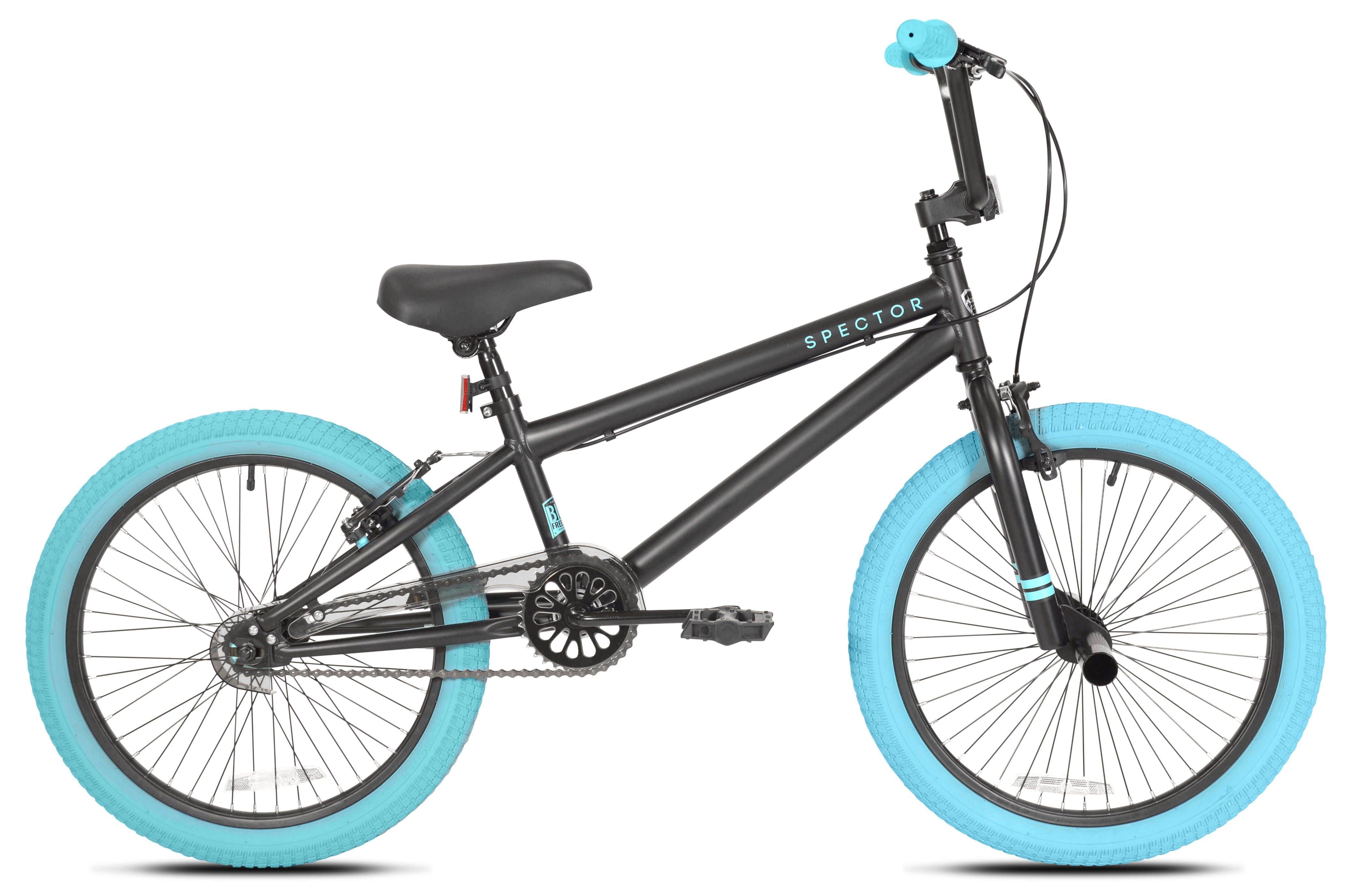 Kent 20" Spector Unisex Bicycle, Child, Tween, Teen, Black & Teal ...