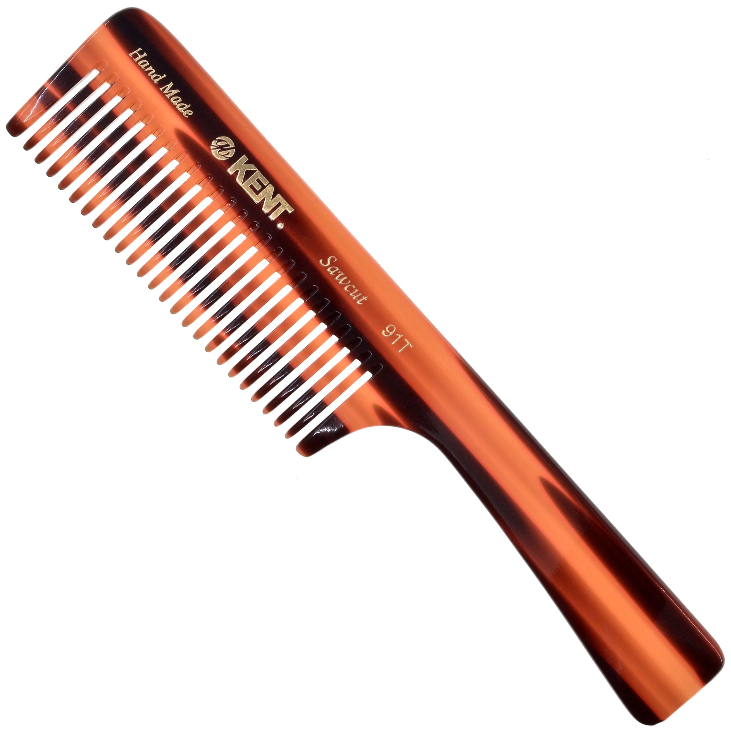 Kent 91T Detangler Combs for Women Wide Tooth Hair Comb for Curly and ...