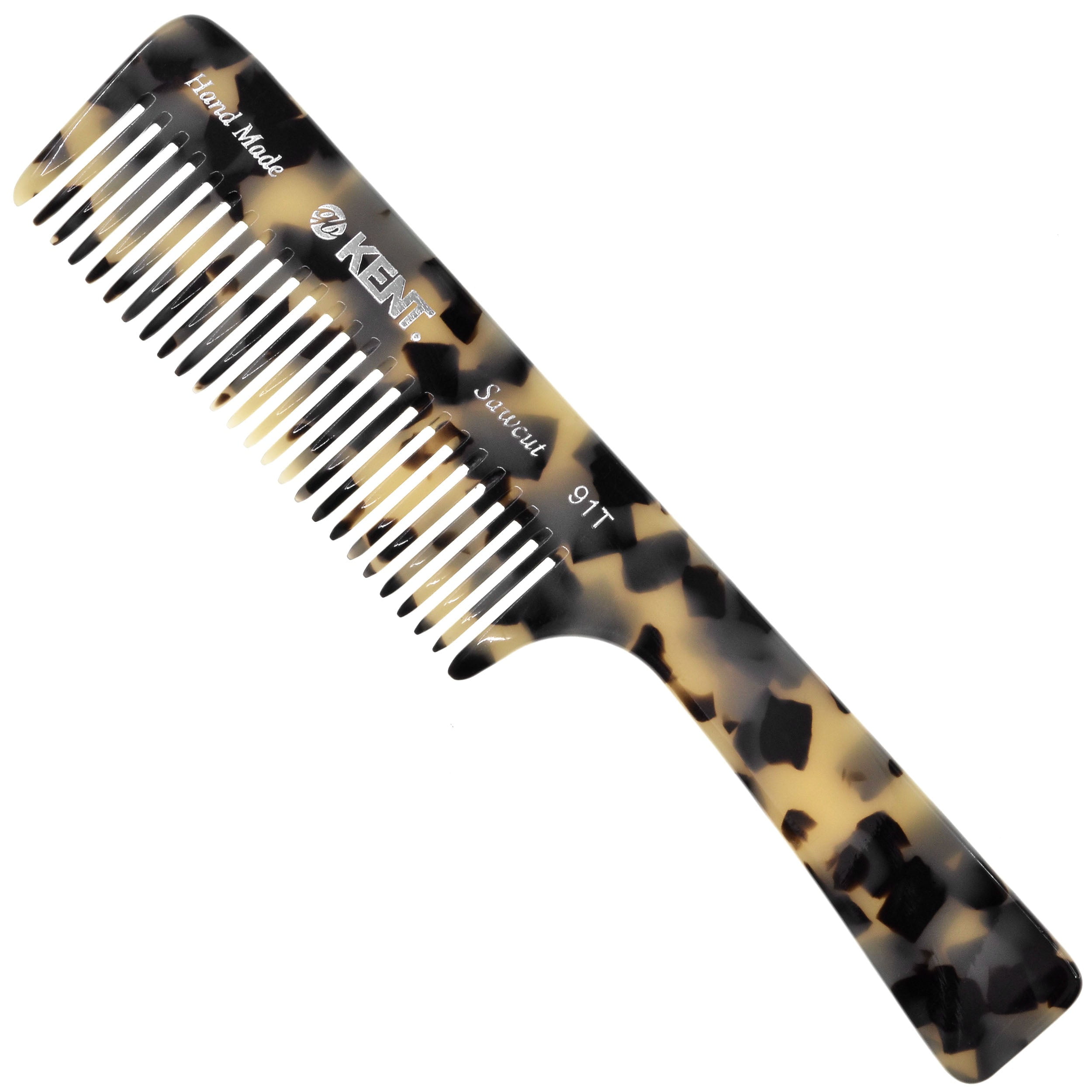 Kent 91T Detangler Combs for Women Wide Tooth Hair Comb for Curly and ...
