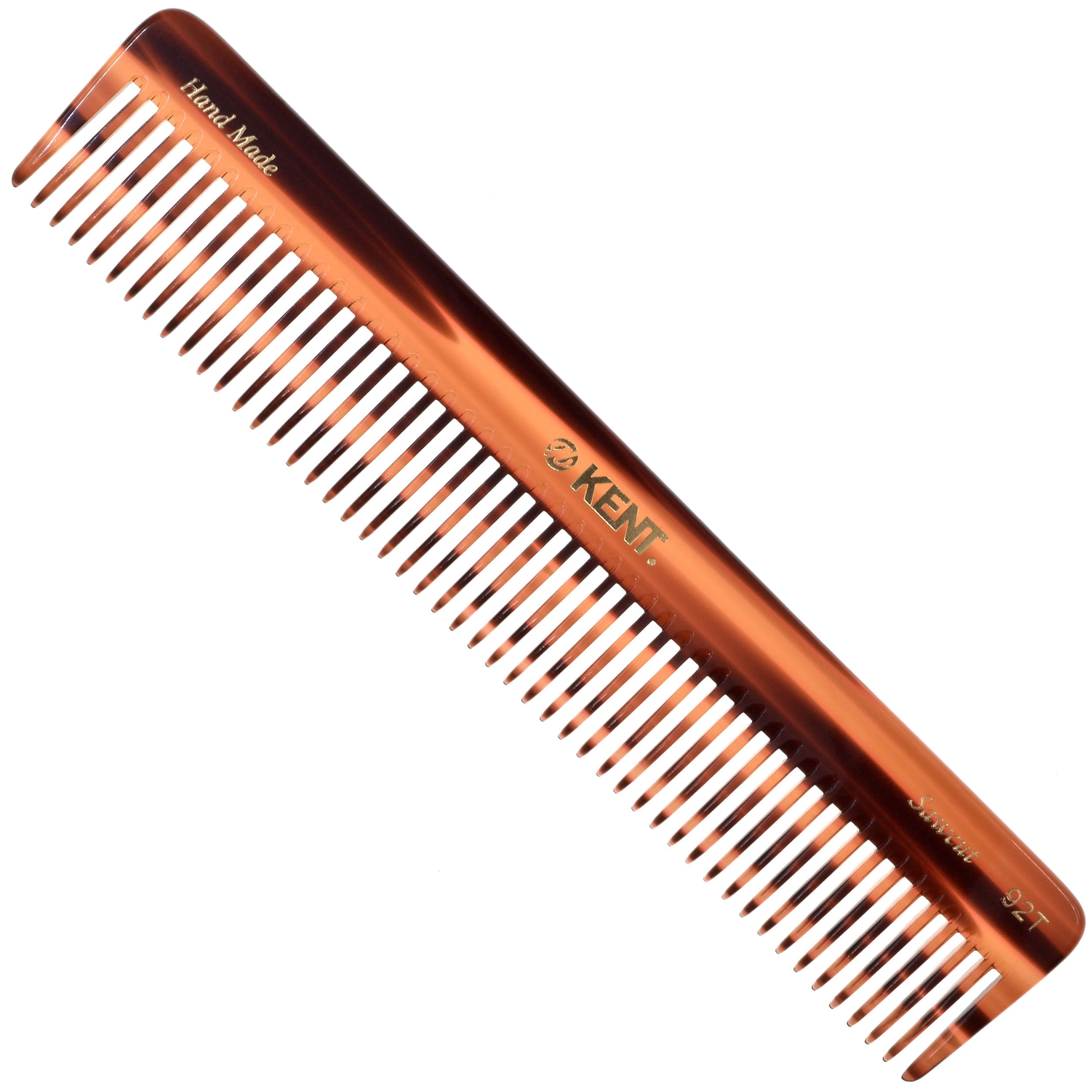 Kent 92T Wide Tooth Comb Detangler Comb for Curly Hair, Detangling Hair ...
