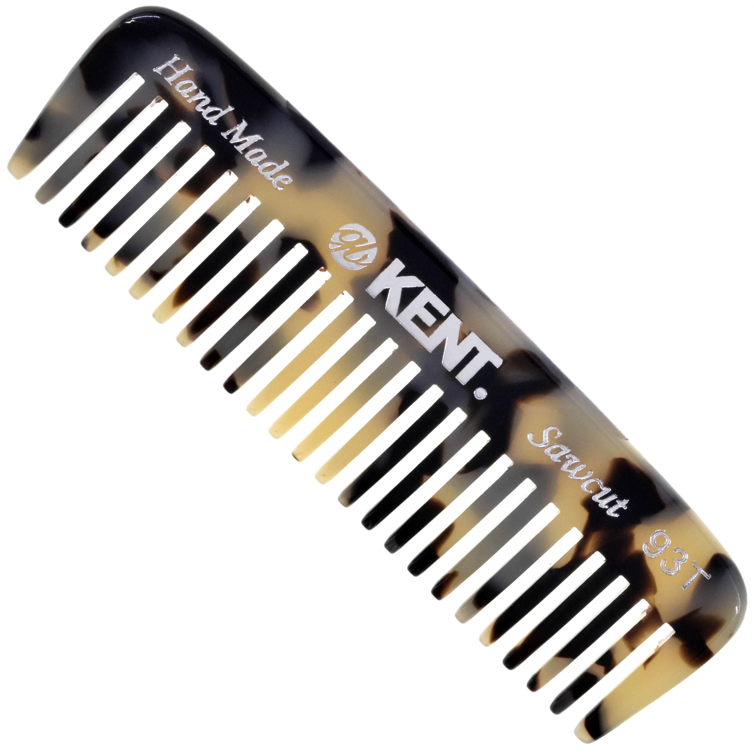 Kent 93TW Mini Beard Comb for Men, Wide Tooth Men's Comb, Mustache Comb ...