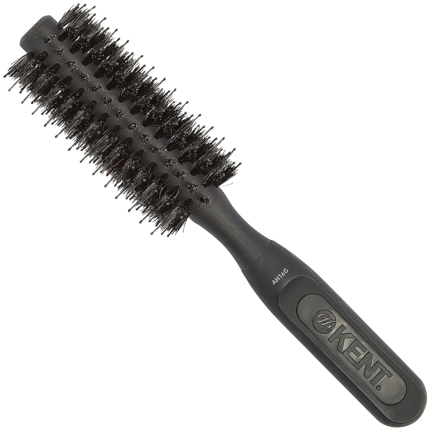 Kent AH16G AirHedz Boar Bristle Round Brush for Blow Drying, Blow Dryer ...