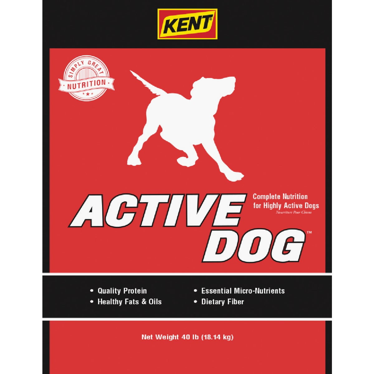 Kent Active Dog 40 Lb. Adult Dry Dog Food 7888 - Walmart.com