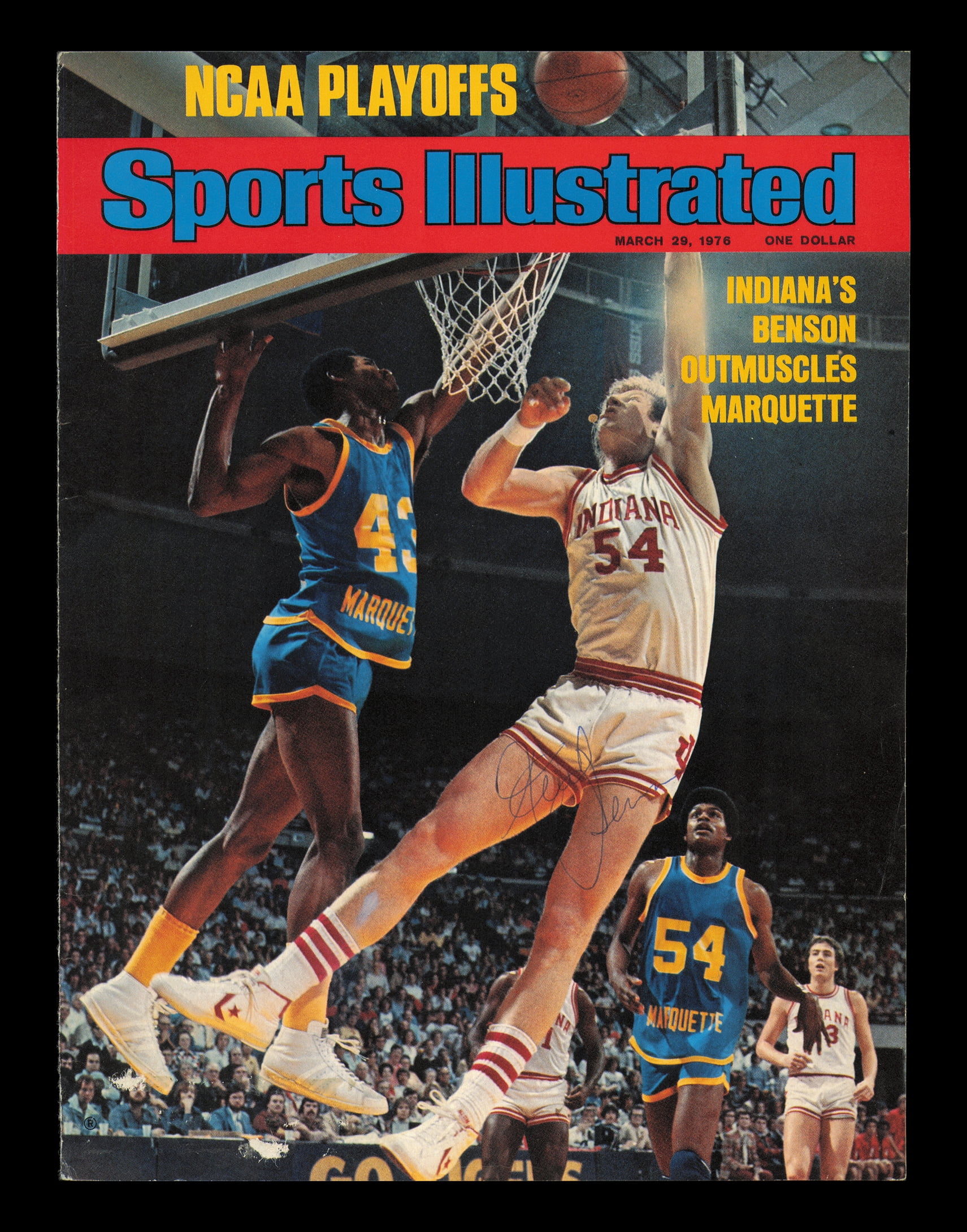 Kent Benson Autographed Sports Illustrated Cover Indiana SKU #238040 ...
