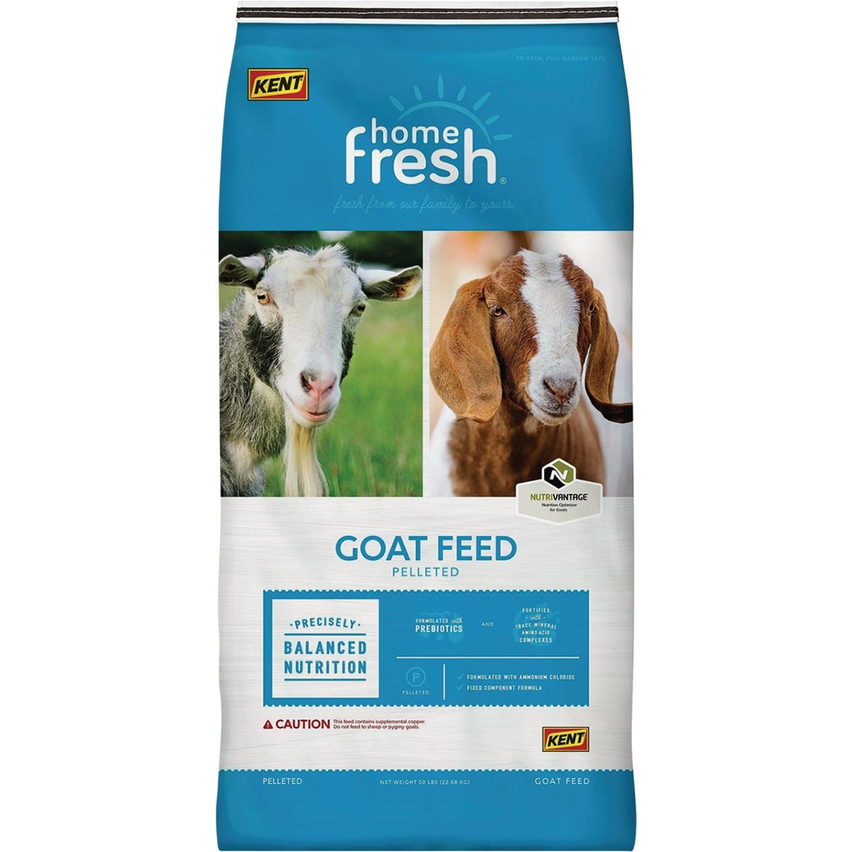 Kent Home Fresh 50 Lb. Goat Grow & Finish Feed Pellets 3816 - Walmart.com
