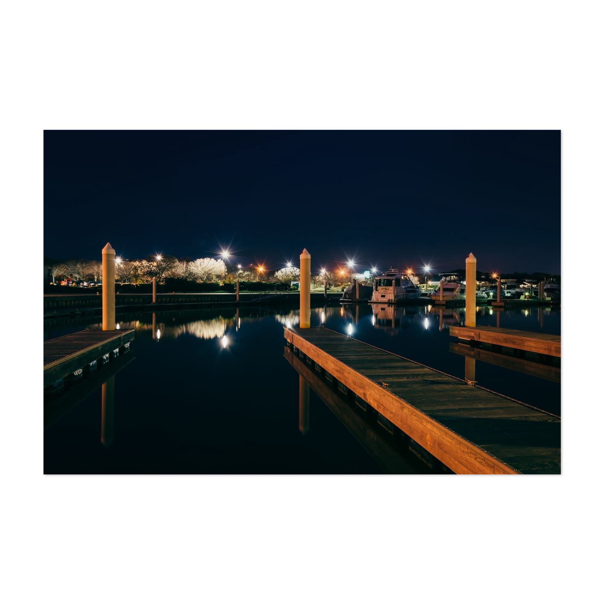 Kent Island Marina - Maryland Photography Harbor Night Sky Boat Scenic ...
