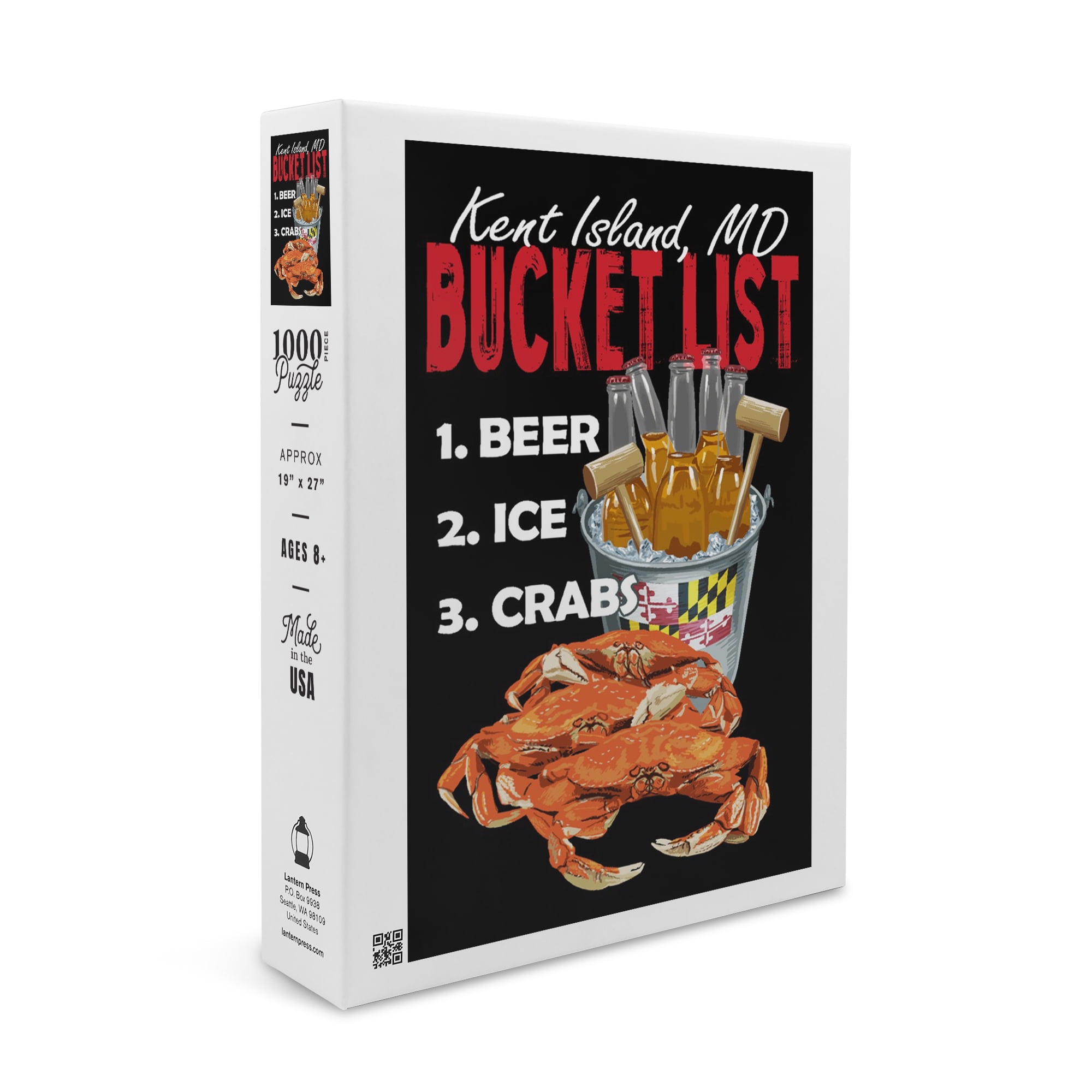 Kent Island, Maryland, Bucket List, Beer and Crabs (1000 Piece Puzzle ...