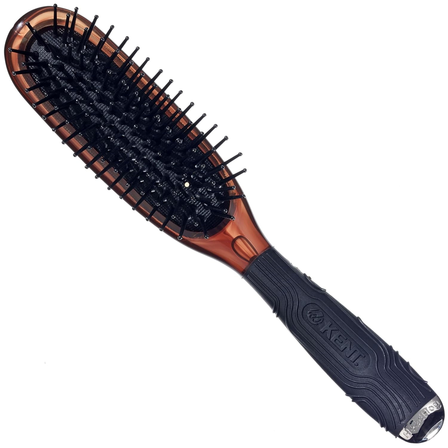 Kent KB Headhog Travel Detangling Hair Brush, Tortoise Shell, Black ...