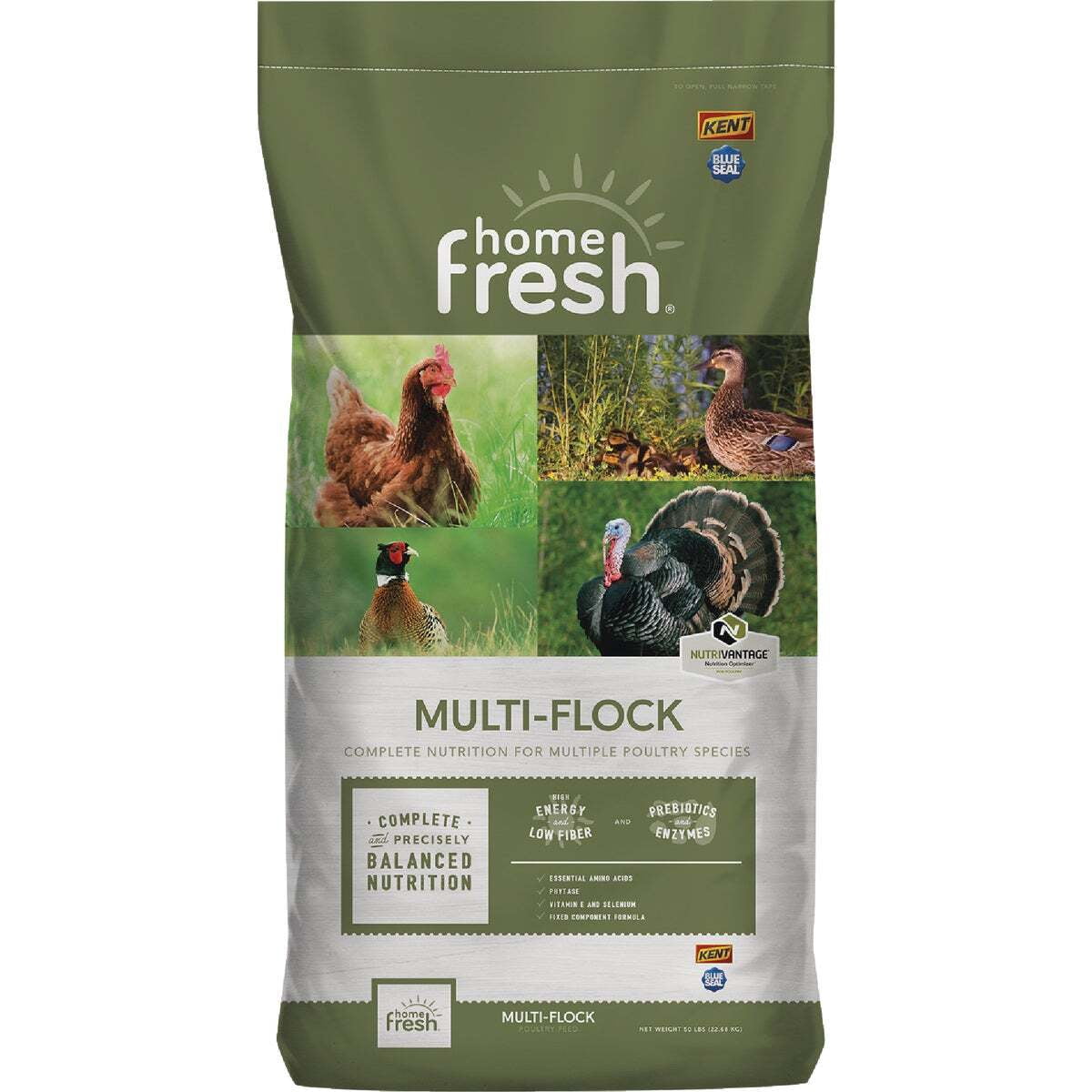 Kent Multi-Flock Chick N Game 50 Lb. Starter/Grower Crumble 3678 ...