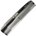 Kent, Fine and Wide Tooth Hair Comb, Handmade Pocket Comb, 5.1 Inch ...