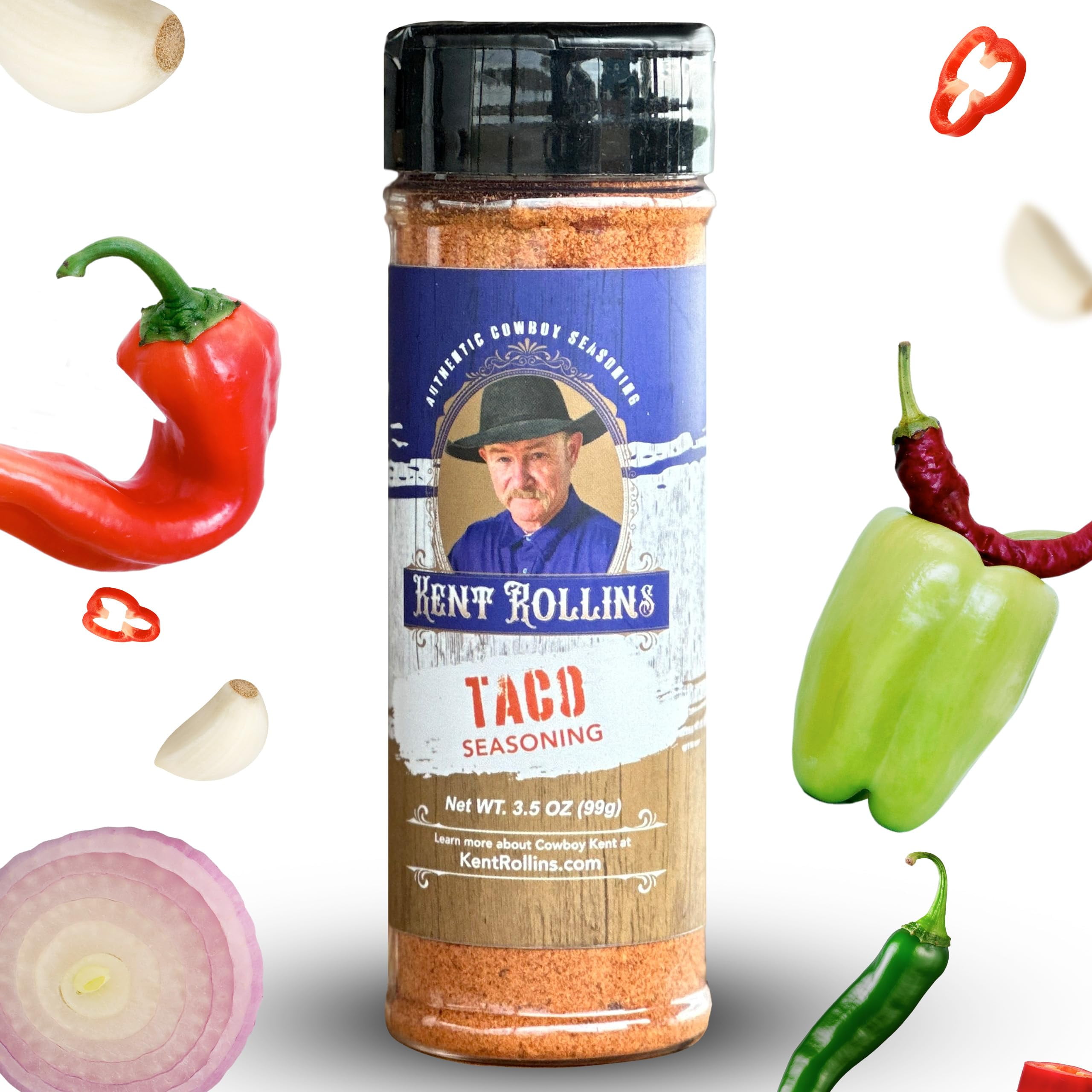 Kent Rollins Taco SAF21 - Gluten Free Taco Mix with Paprika Powder ...