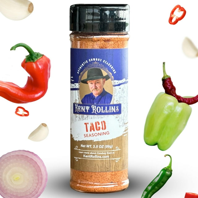 Kent Rollins Taco SAF21 - Gluten Free Taco Mix with Paprika Powder ...