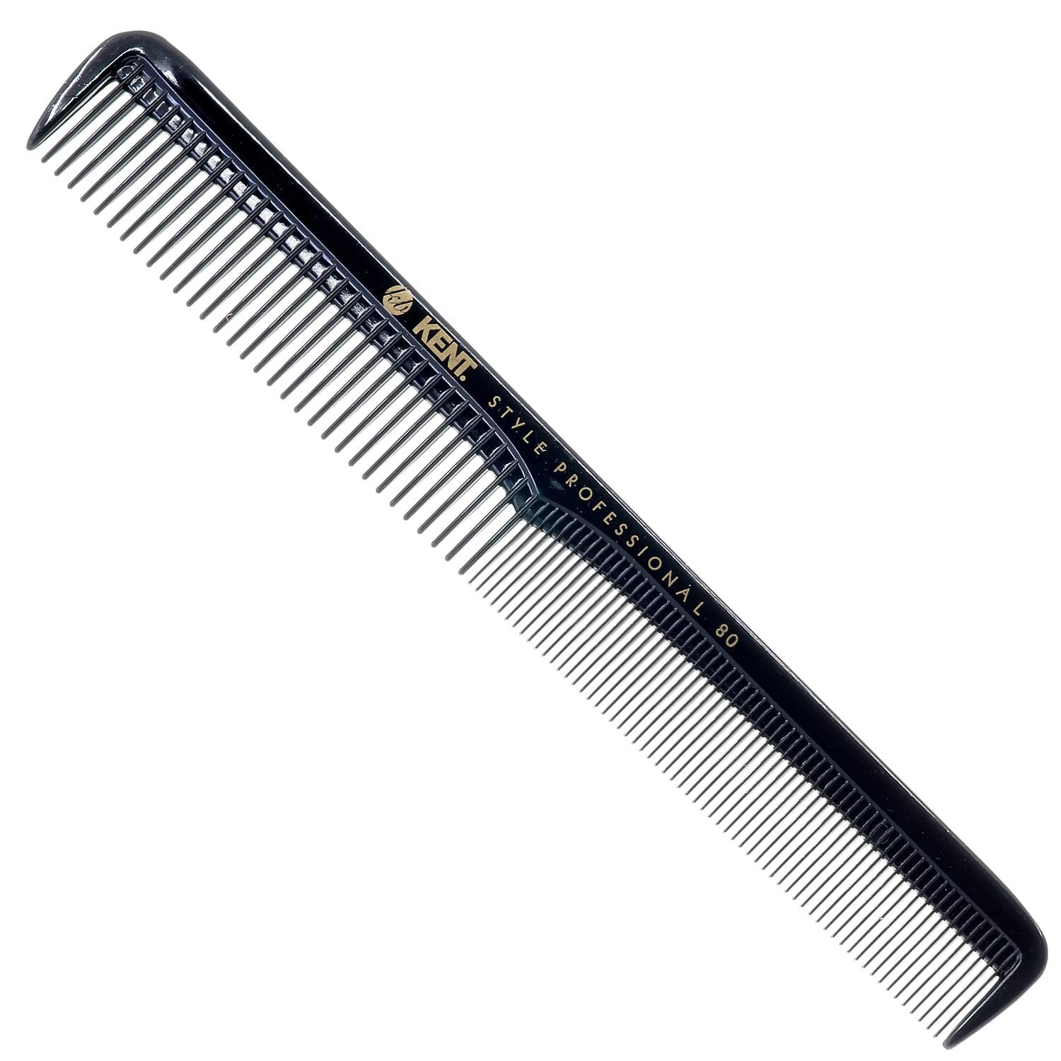 Kent SPC80 Salon-Style Dressing Cutting Comb with Wide and Fine Teeth ...