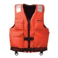 Kent Safety Life Jacket,4XL/7XL,15.5lb,Foam,Orange 150200-200-110-23 ...