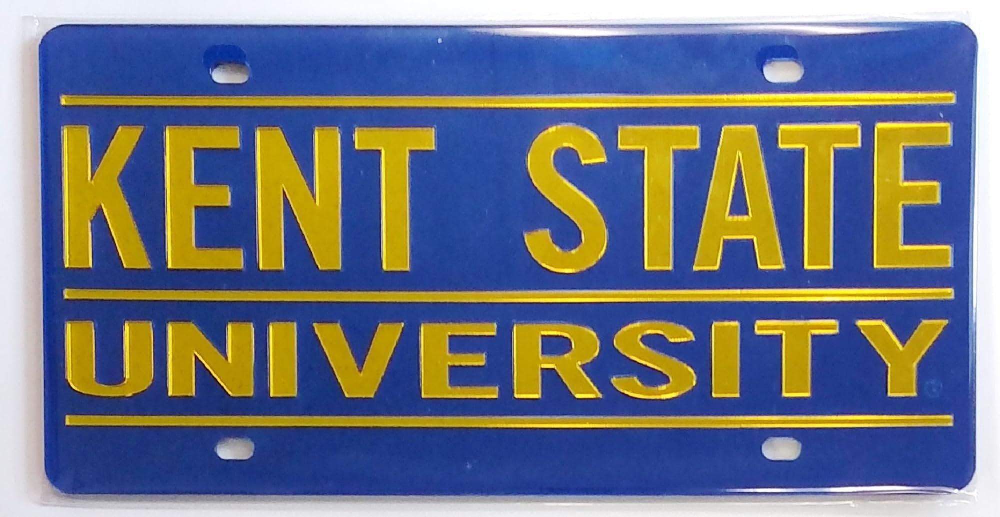 Kent State Golden Flashes Blue SD Premium Laser Cut Acrylic Inlaid ...