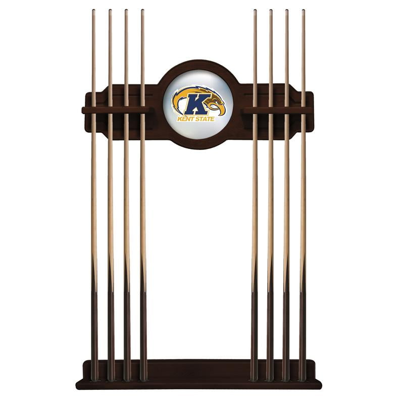 Kent State University Solid Wood Cue Rack with a English Tudor Finish ...