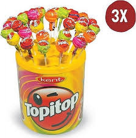 Kent Topitop Fruit Juice Candy 120 gr Jar - 2 Pieces - Walmart.com