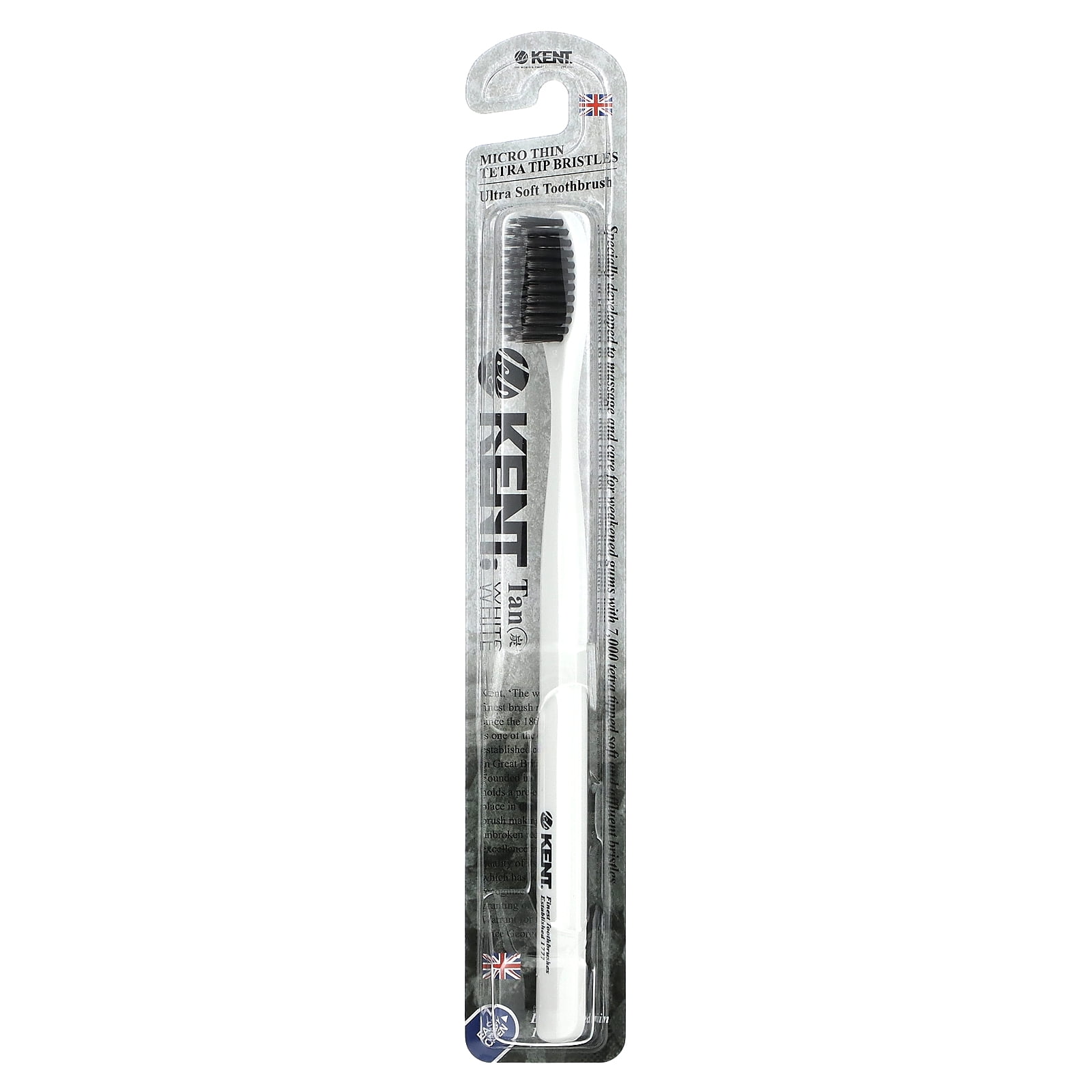 Kent Ultra Soft Toothbrush, White, 1 Toothbrush - Walmart.com