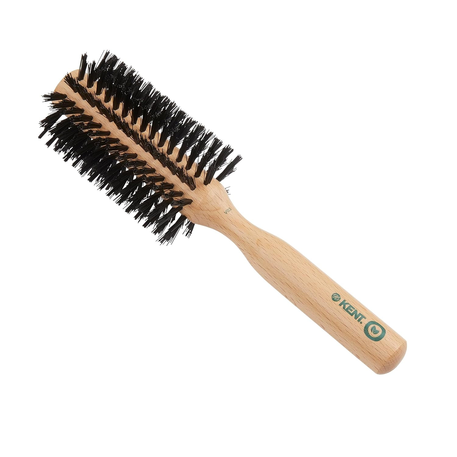 Kent, Vegan Boar Bristle Hair Brush, 1.75" Round Brush, Eco Friendly ...