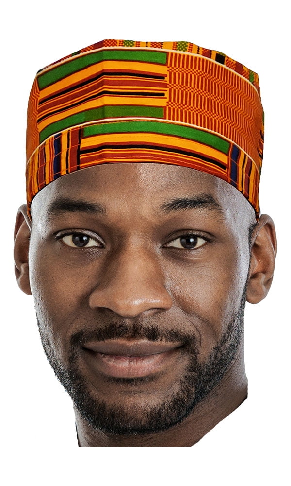 Kente African Print Hat - Walmart.com
