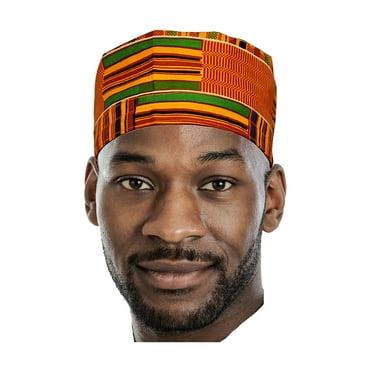 White Kofia Hat African Embroidered Kufi Cap - Walmart.com