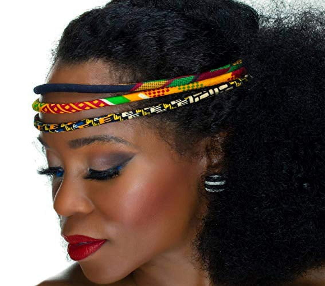 Kente and African Wax Print Headband | Afro Headband | African Print ...