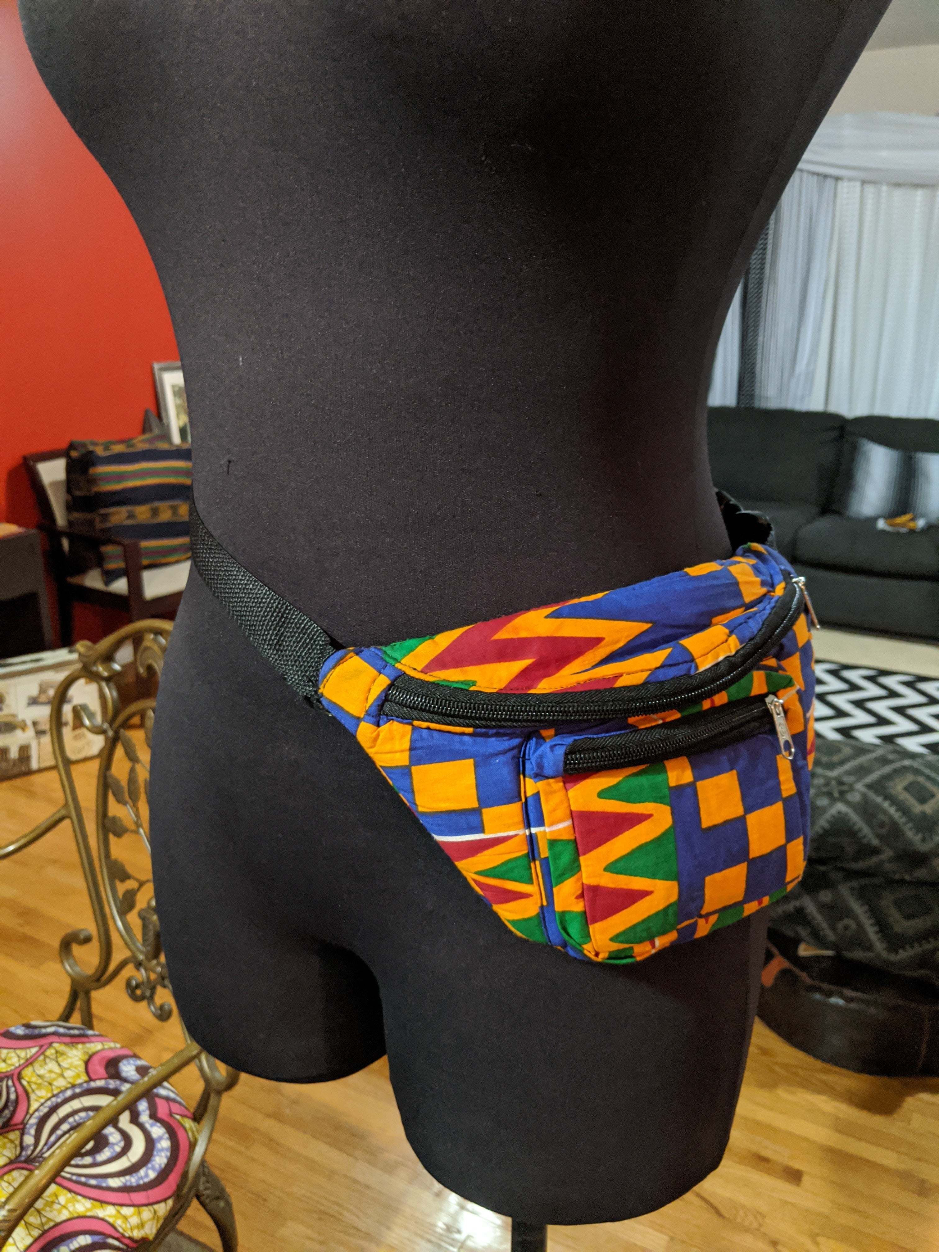 Kente Ankara African print Fanny pack - Walmart.com