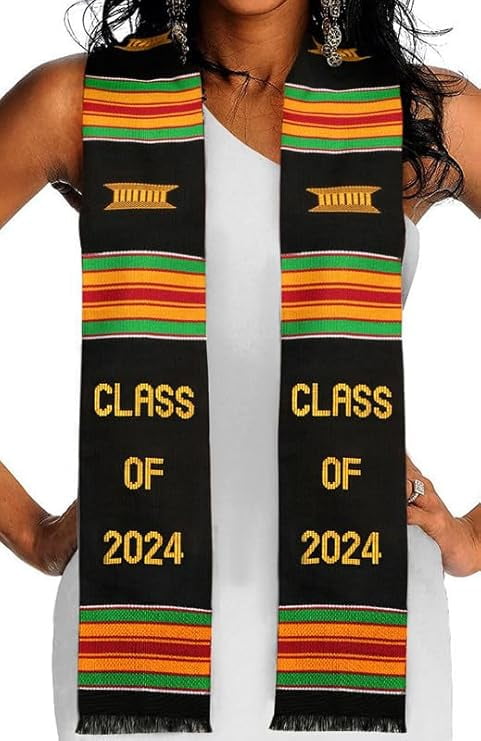 Kente Graduation Stole Class of 2024 |Celebrate Culture with the ...