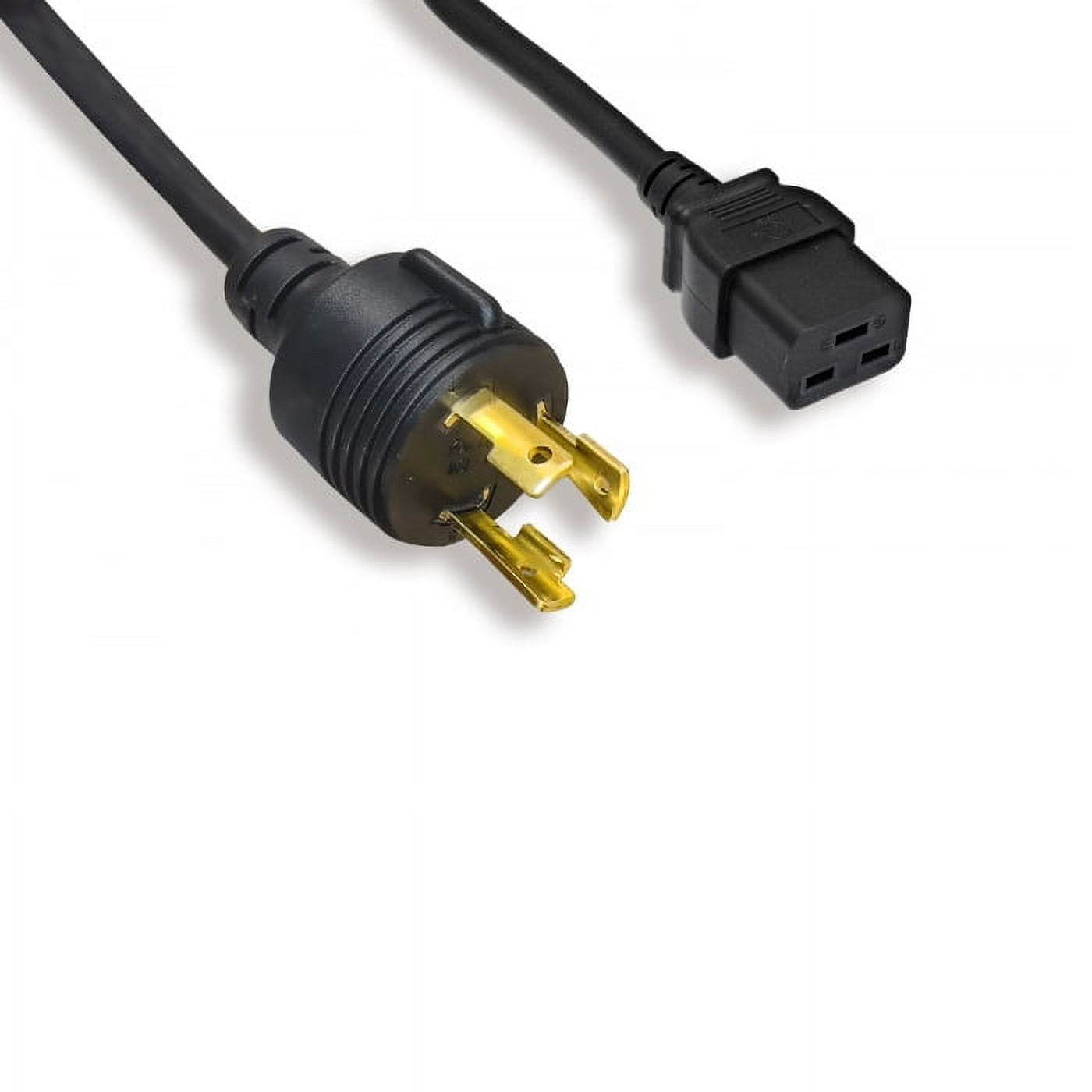 Kentek 15 Feet Ft 12 AWG Power Cable Cord NEMA L6-30P to IEC-60320 C19 ...