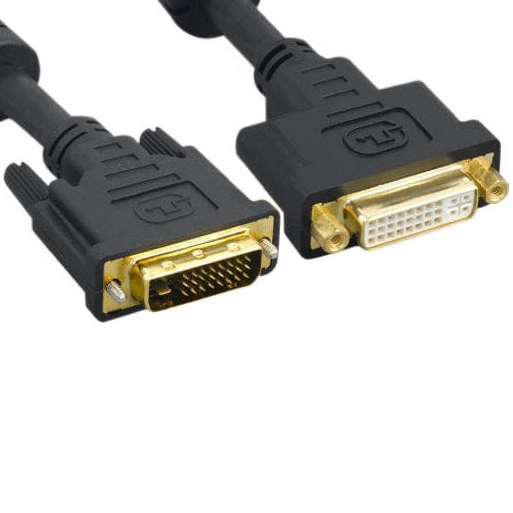 Kentek 15 feet FT DVI digital 24+1 pin dual link DVI-D male to female ...
