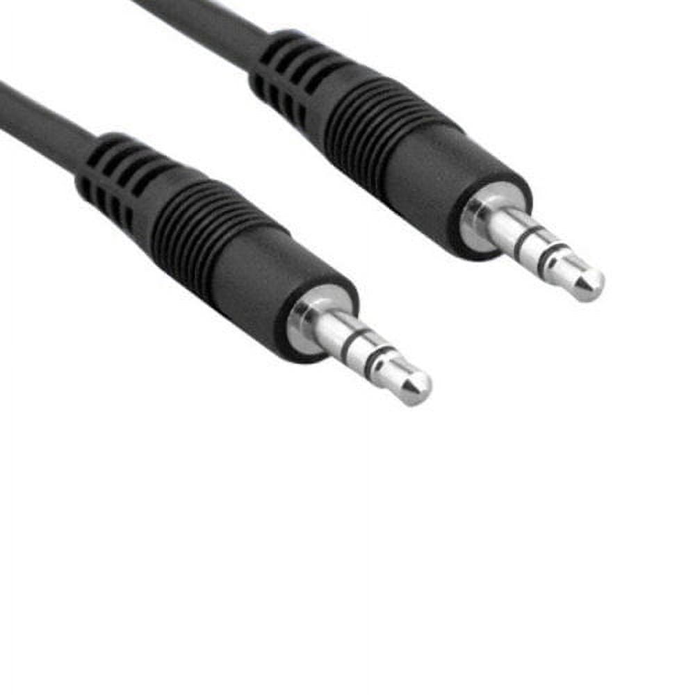 Kentek 25 Feet FT 3.5mm AUX auxiliary cable cord male to male M/M ...