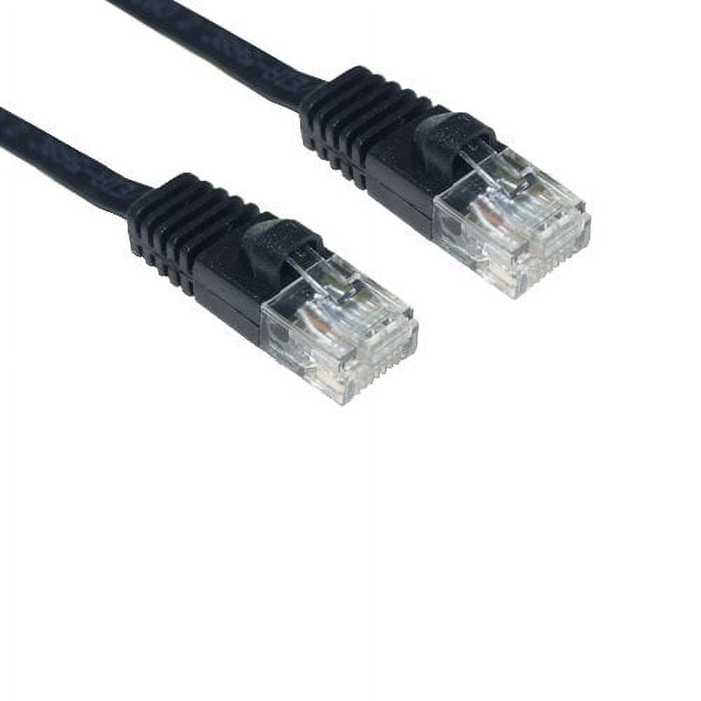 Kentek 25 Feet FT CAT6 UTP Flat Wire Patch Cable 32 AWG 550 MHz ...