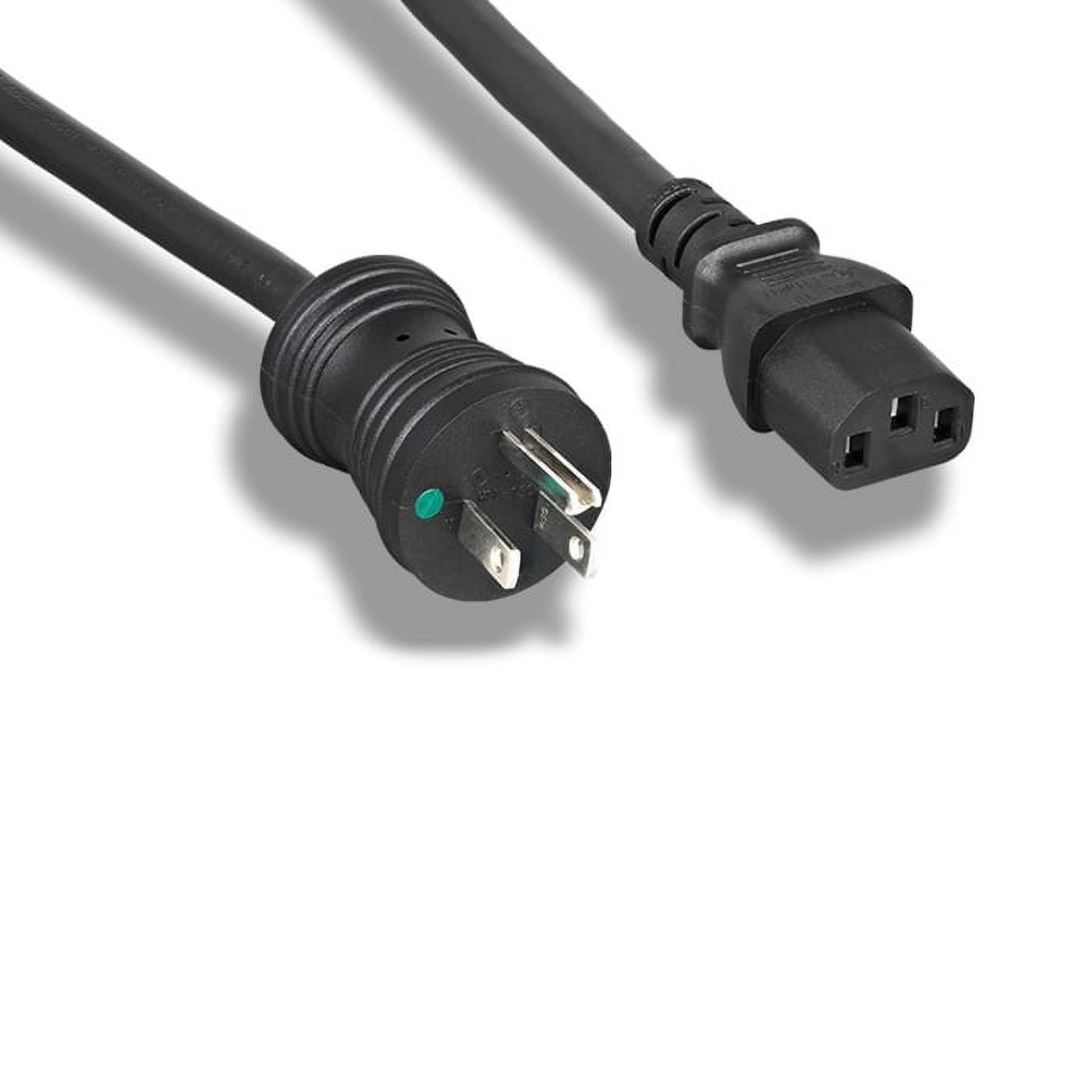 Kentek 3 Feet Ft 16 AWG Hospital Grade Power Cable Cord NEMA 5-15P to ...