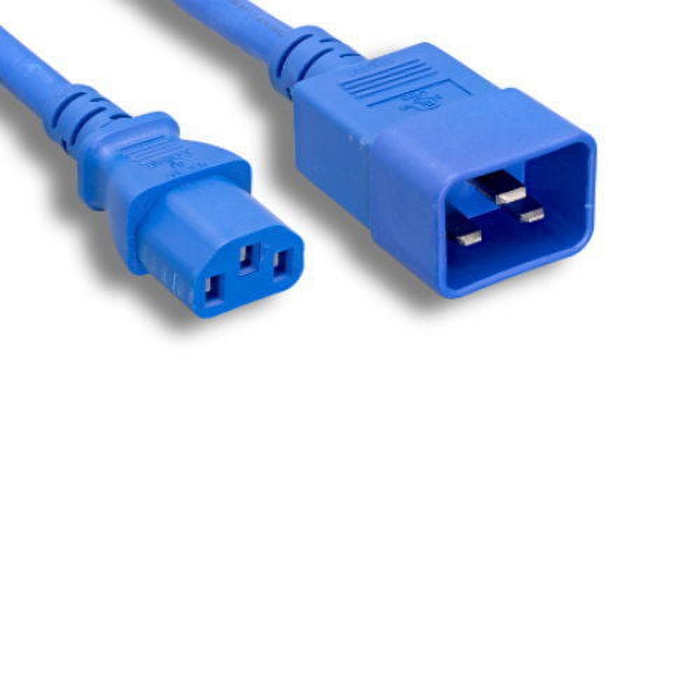 Kentek 4 Feet Ft AC Power Cord Three Prongs 3 Prong Cable IEC320 C13 to ...
