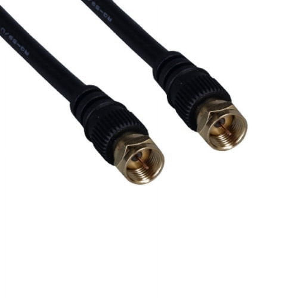 Kentek 50 Feet FT RG-59 RG59 F-type screw on RF gold plated cord wire ...