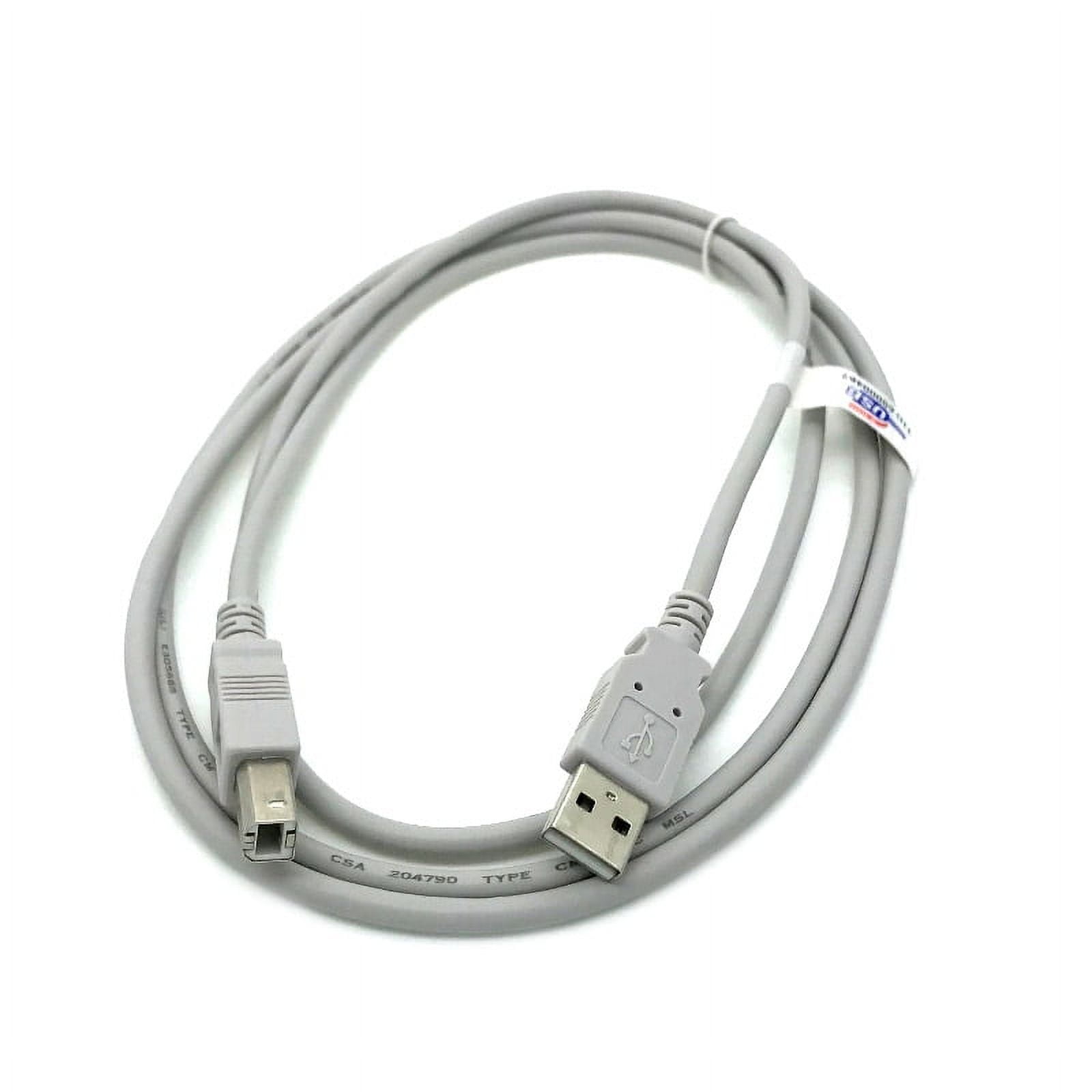 Kentek 6 Feet FT Beige USB Cable Cord For EPSON PERFECTION V500 V600 ...