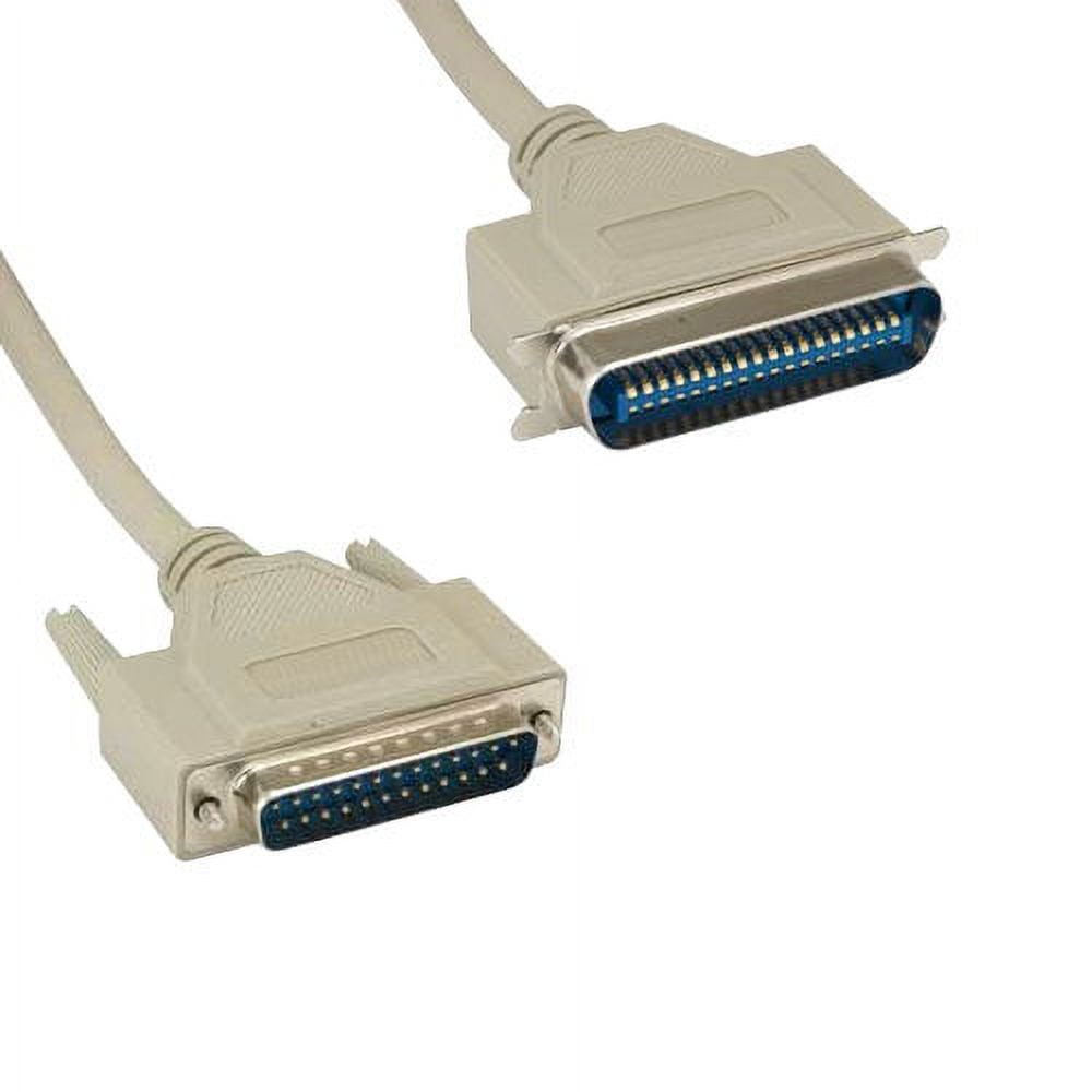 Kentek 6 Feet FT DB25 to CN36 Parallel Printer Data Cable Cord RS-232 ...