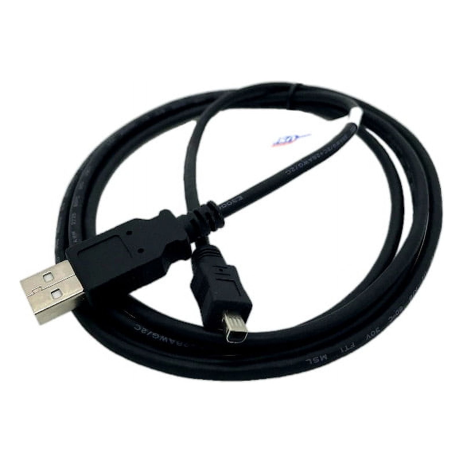 Kentek 6 Feet FT USB DATA SYNC Cable Cord For Canon Elura 40MC, Optura ...